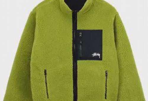 Куртка Stussy Sherpa Reversible Jacket 'Moss Green