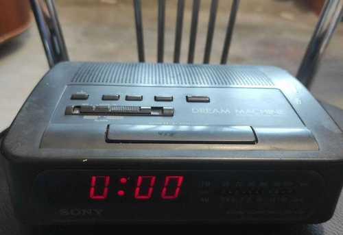 Радио часы будильник sony icf-c26