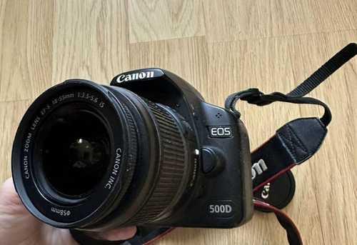 Canon EOS 500D+объектив EF 50mm f/1.8