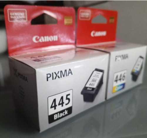 Картриджи PG-445 и CL-446 для Canon Pixma