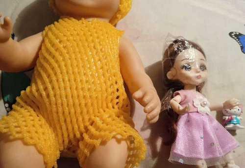 Куклы пупс и кукла шарнирная