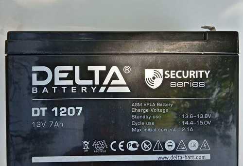 Аккумулятор delta 1207(новый)