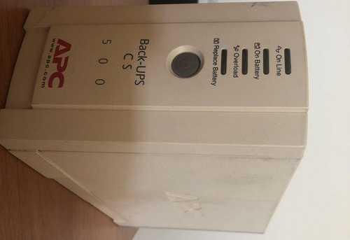 Ибп apc back ups cs 500