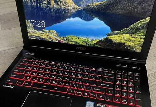 Ноутбук msi ge 62 apache pro