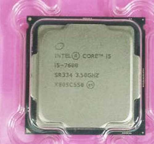 Новый процессор intel core i5 7600