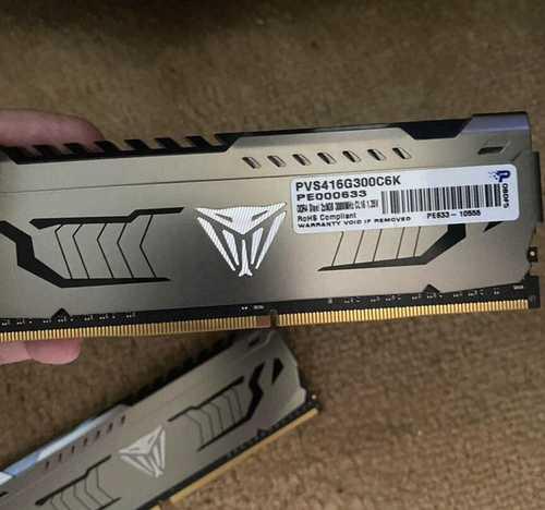 Оперативная память ddr4 16gb patriot viper