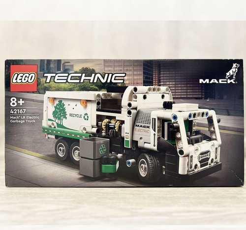 Lego Technic 42167 Электрический мусоровоз Mack LR