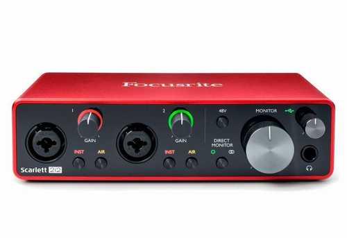 Аудиоинтерфейс focusrite Scarlett 2i2 3rd Gen