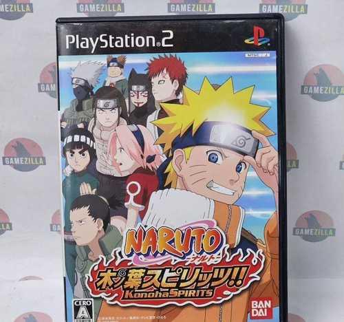 PS2 Naruto Konoha Spirits Japan