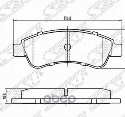 Колодки тормозные зад peugeot boxer 06- (с