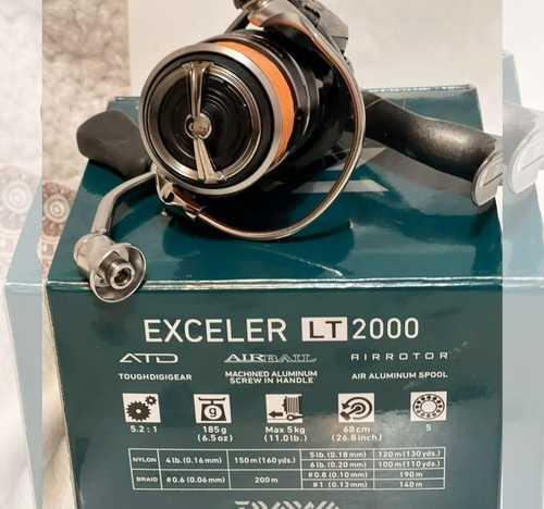 Катушка daiwa exceler LT 2000