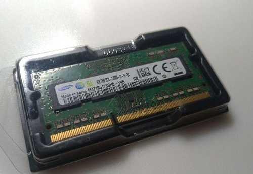 Оперативная память Samsung DDR3L 1600 SO-dimm 4 Gb