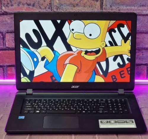 Игровой Большой Acer 4 Ядра/SSD/Игры/17.3