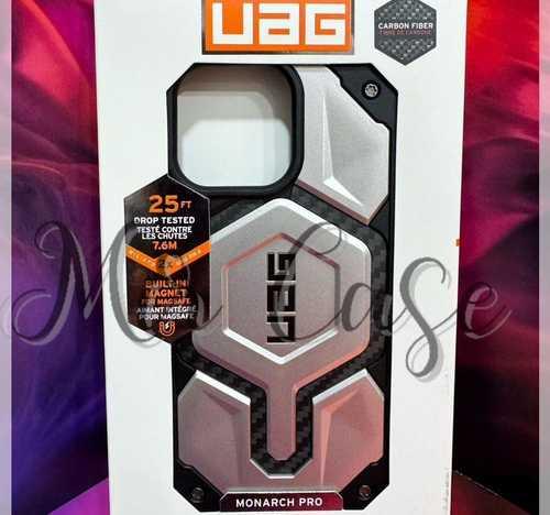 Чехол Uag MonarchPro iPhone 16 Pro Max (Titanium)