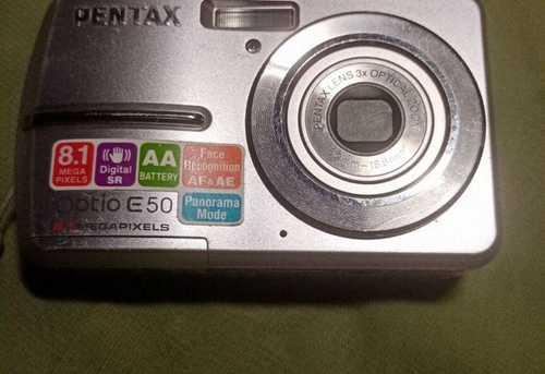 Фотоаппарат цифровой Pentax 50 В рабочем состоянии