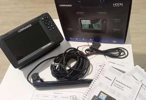 Эхолот lowrance hook reveal 7 Tshot + кронштейн