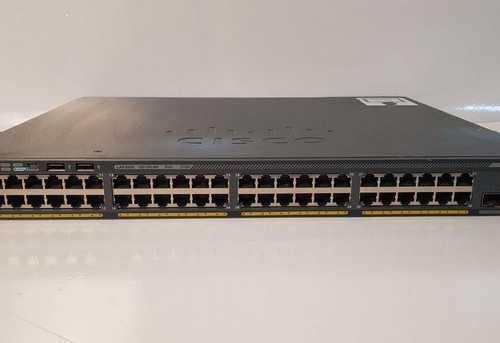 Коммутатор Cisco WS-C2960X-48LPD-L б.у