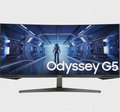 34" Монитор Samsung Odyssey G5 G55T C34G55twwi чер