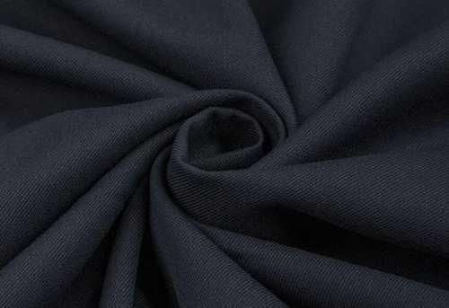 Ткань костюмная темно-синяя Отрез 2,7 метра