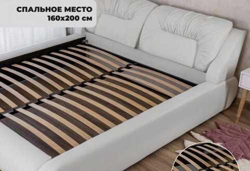 Кровать 160х200 белая Валенсия