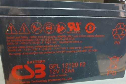 Csb gp 12120 батарея для ибп
