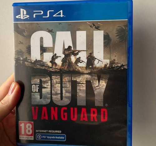 Диск на ps4 Call of duty vanguard