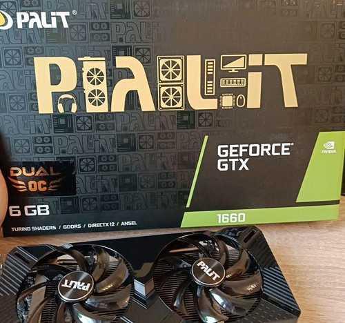 Видеокарта GTX 1660 Palit Dual OC / Скупка