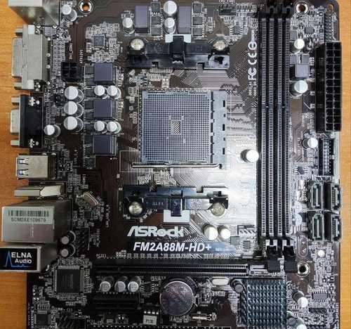 Материнская плата FM2+ ASRock FM2A88M-HD+