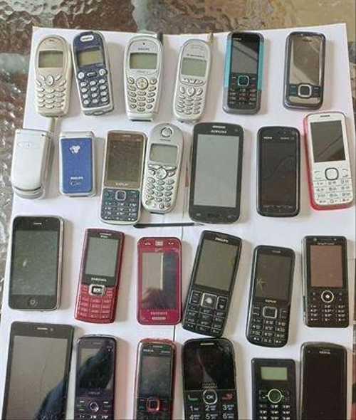 Телефоны сотовые коллекция ретро