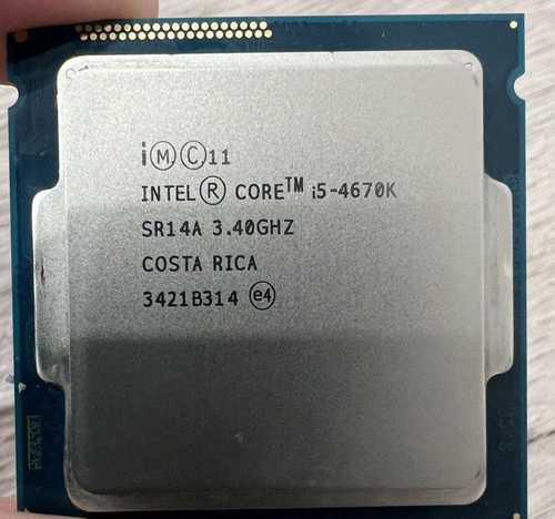 Процессор Intel Core I5 4670k