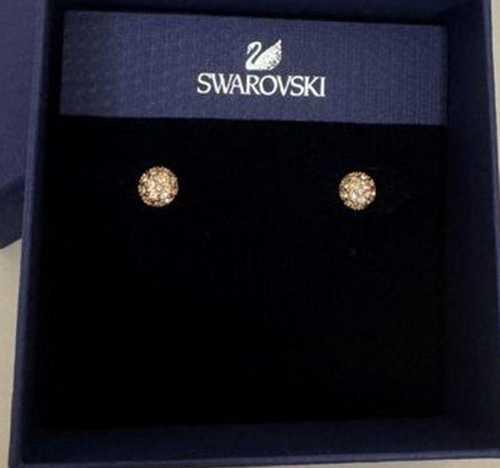 Серьги Swarovski классика