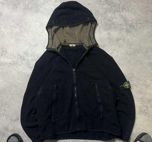 Stone island vintage navy half zip sweater