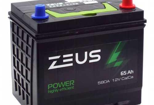 Аккумулятор zeus power 65 Ач о.п Kia Rio