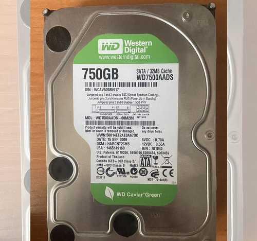 Hdd 750gb для пк