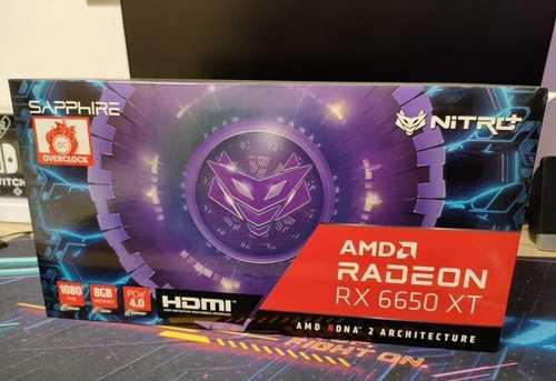 Видеокарта Sapphire AMD Radeon RX 6650 XT nitro+