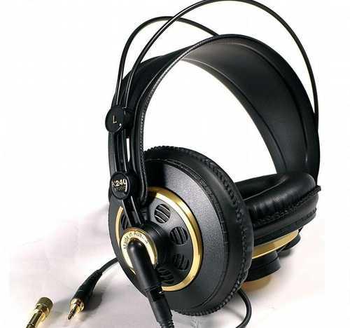 AKG K240 studio - полуоткрытые студийные наушники