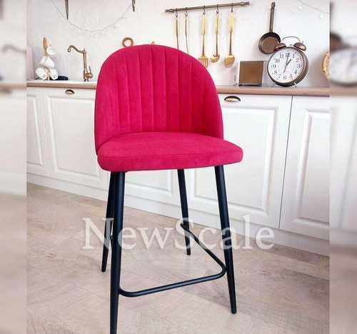 Барные кухонные стулья со спинкой для дома