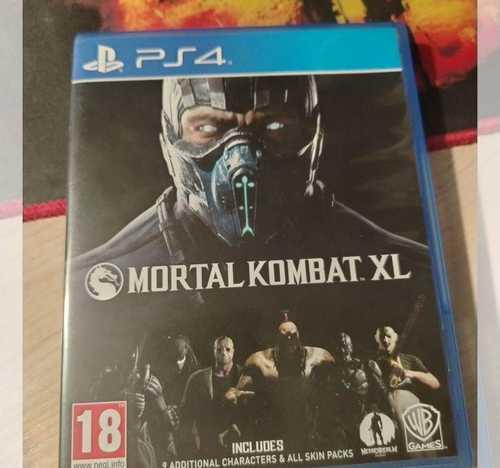 Mortal kombat XL диск ps4