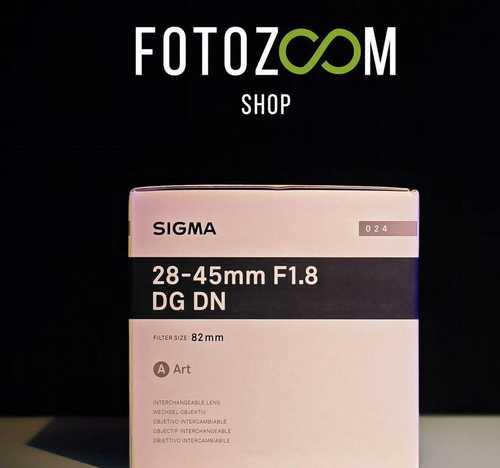 Sigma 28-45mm f/1.8 DG DN Art E-Mount