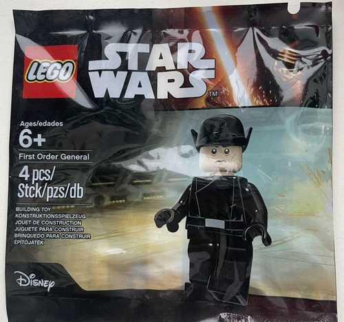 Редкий Lego Star Wars polybag First Order General