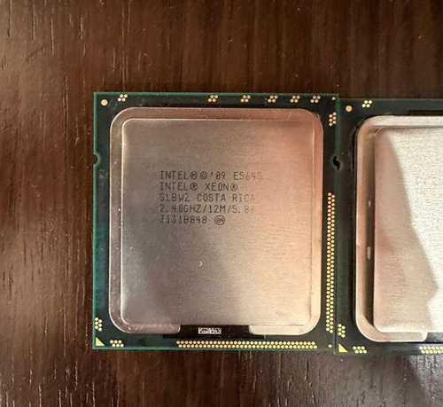 Процессоры Intel Xeon E5645