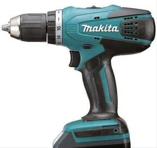 Дрель-шуруповерт Makita df457dwe аккум. патрон:быс