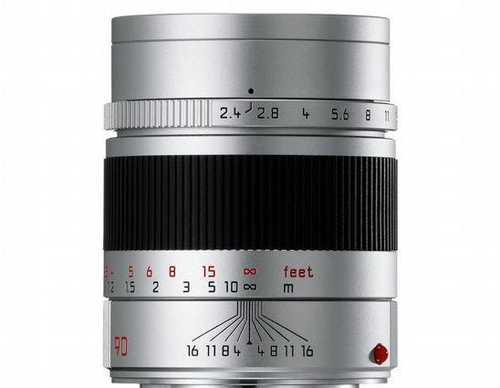 Объектив Leica Summarit-M 90mm f/2.4, серебристый