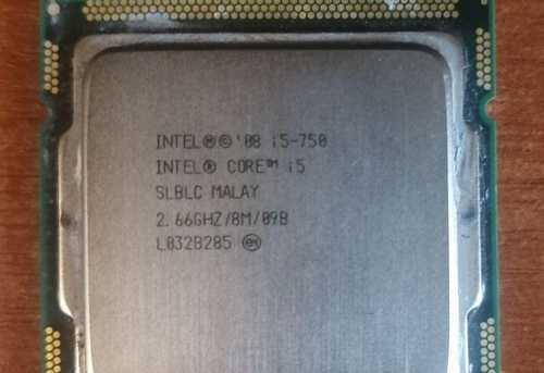 Intel core i5 750 LGA 1156