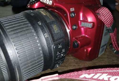 Фотоаппарат Nikon D3100 Красный
