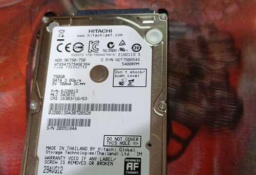 HDD hitachi 750GB