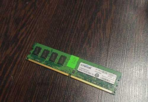 Оперативная память DDR2 Crucial 2Gb