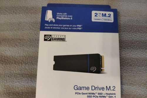 SSD Seagate GameDrive 2TB M.2 PS5 с радиатором