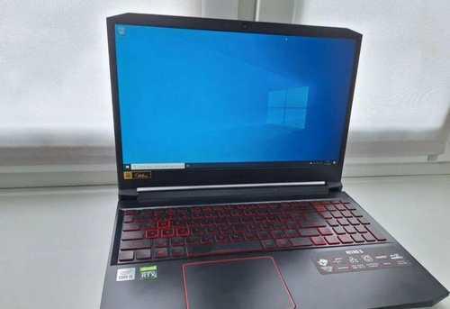 Acer nitro 5 RTX3050/i5 10th/8 gb/256gb