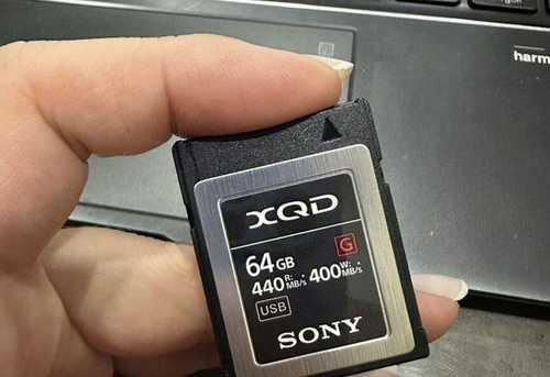 Карта памяти Sony XQD